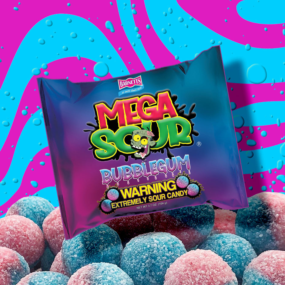 Bubblegum Mega Sours – Barnett Sweets Trade